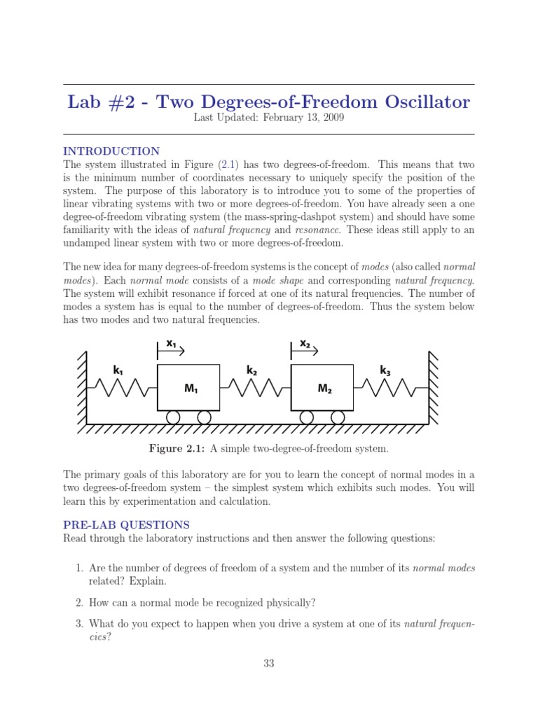 Mechanics | PDF | Normal Mode | Eigenvalues And Eigenvectors