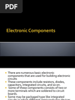 Electronic Components (Active vs. Passive) | PDF | Passivity (Engineering) | Electronic Component