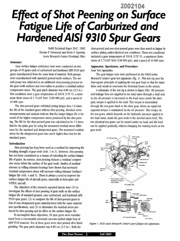 Aisi 9310 | PDF | Fatigue (Material) | Gear