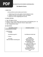 Digestive System Lesson Plan | PDF | Human Digestive System | Digestion