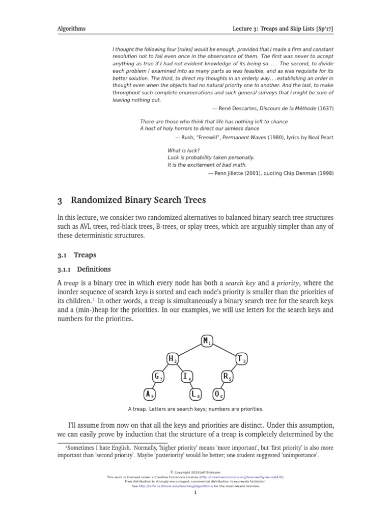 03 Treaps | Download Free PDF | Areas Of Computer Science | Applied ...