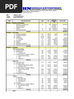 COC Roofing 1-GI Pipe Column Setting Plan | PDF