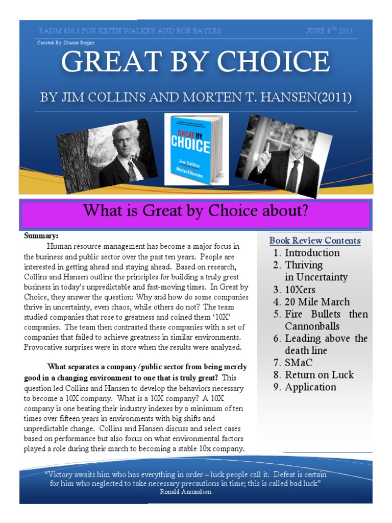Great by Choice - Collins.ebs | PDF | Luck | Apple Inc.