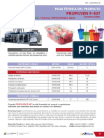 Hojas Técnicas PP Propilven 2004 | PDF | Extrusión | Alimentos