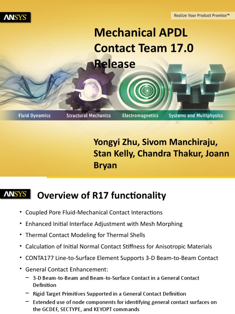Mechanical APDL Contact Team 17.0 | PDF | Porosity | Permeability ...