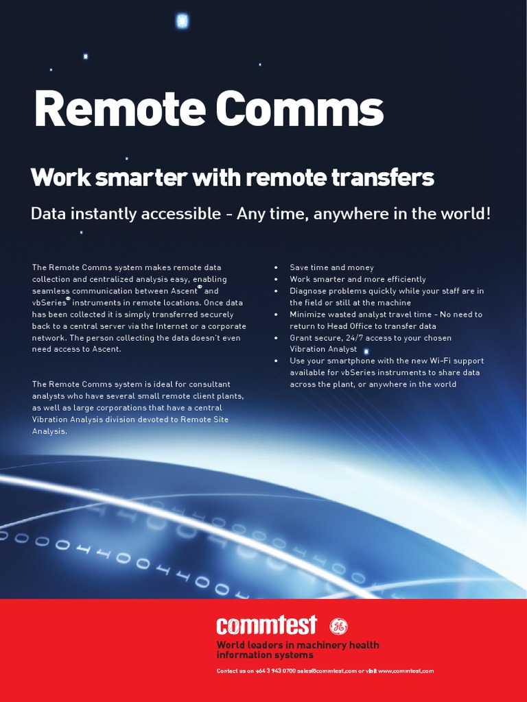 Remote Comms Brochure | PDF