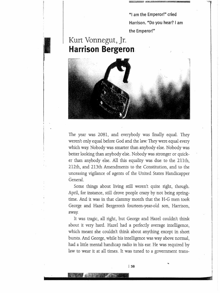Harrison Bergeron | PDF