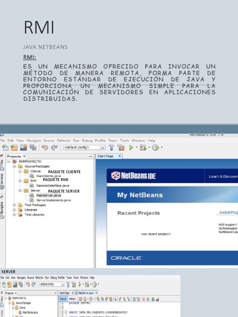 Explicación del funcionamiento de RMI (Remote Method Invocation) en ...