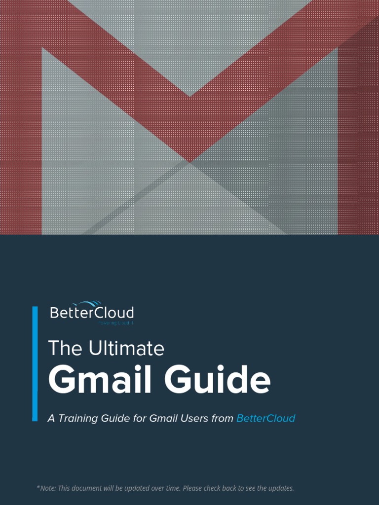 Gmail Guide: The Ultimate | PDF | Gmail | Websites