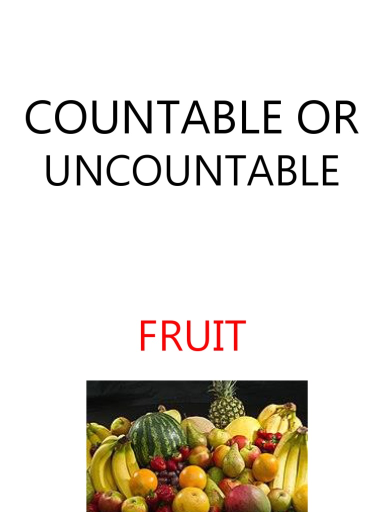Countable and Uncountable | PDF