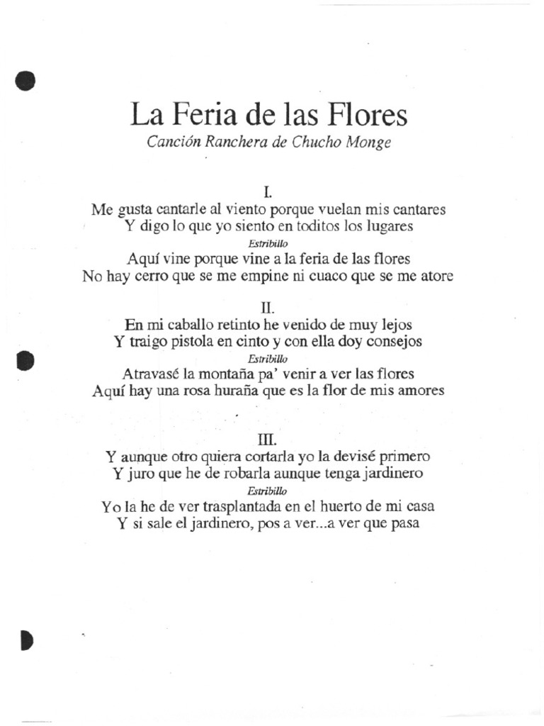 Feria de Las Flores, La | PDF