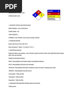 MSDS Aquades - H2o | PDF