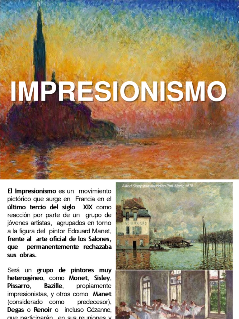 Expo Impresionismo Historia de La Plastica | PDF | Impresionismo | Pierre Auguste Renoir
