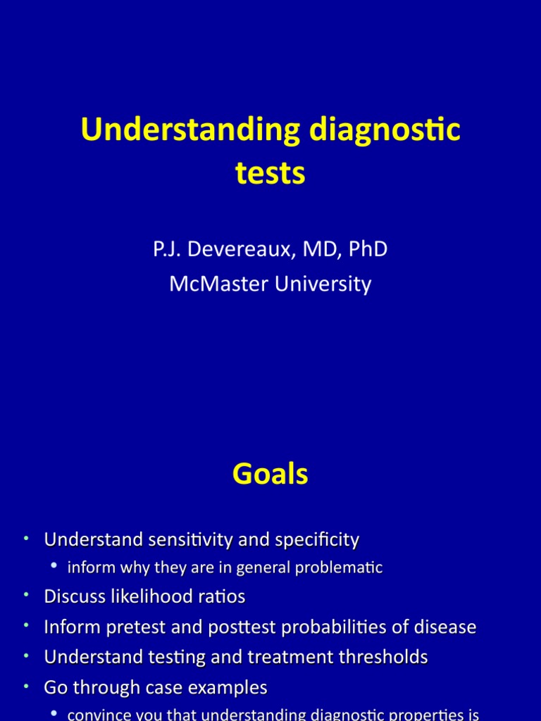 Understanding Diagnostic Tests: A Guide to Accurately Interpreting ...
