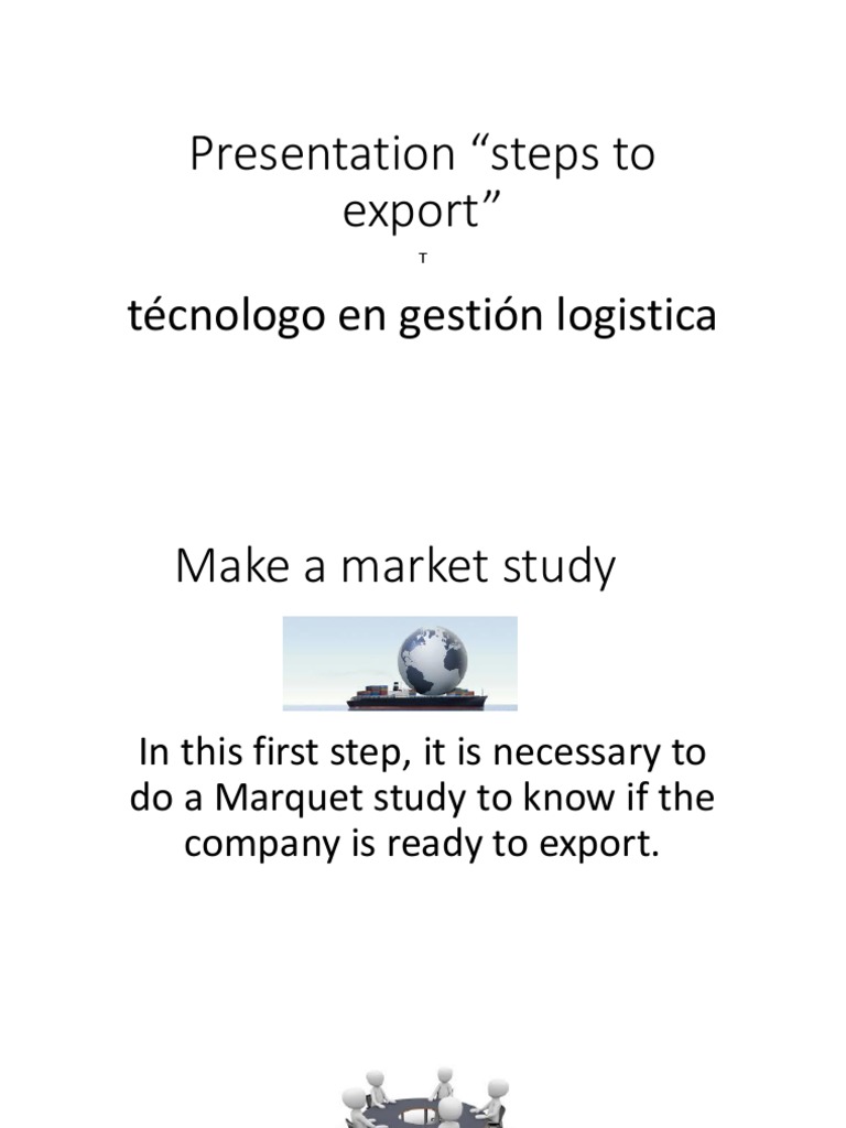 Steps for Successful Exporting Process | PDF