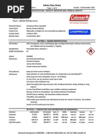 MSDS - LPG | PDF | Liquefied Petroleum Gas | Propane