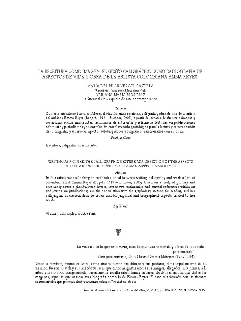 Emma Reyes | PDF | Museo | Pinturas