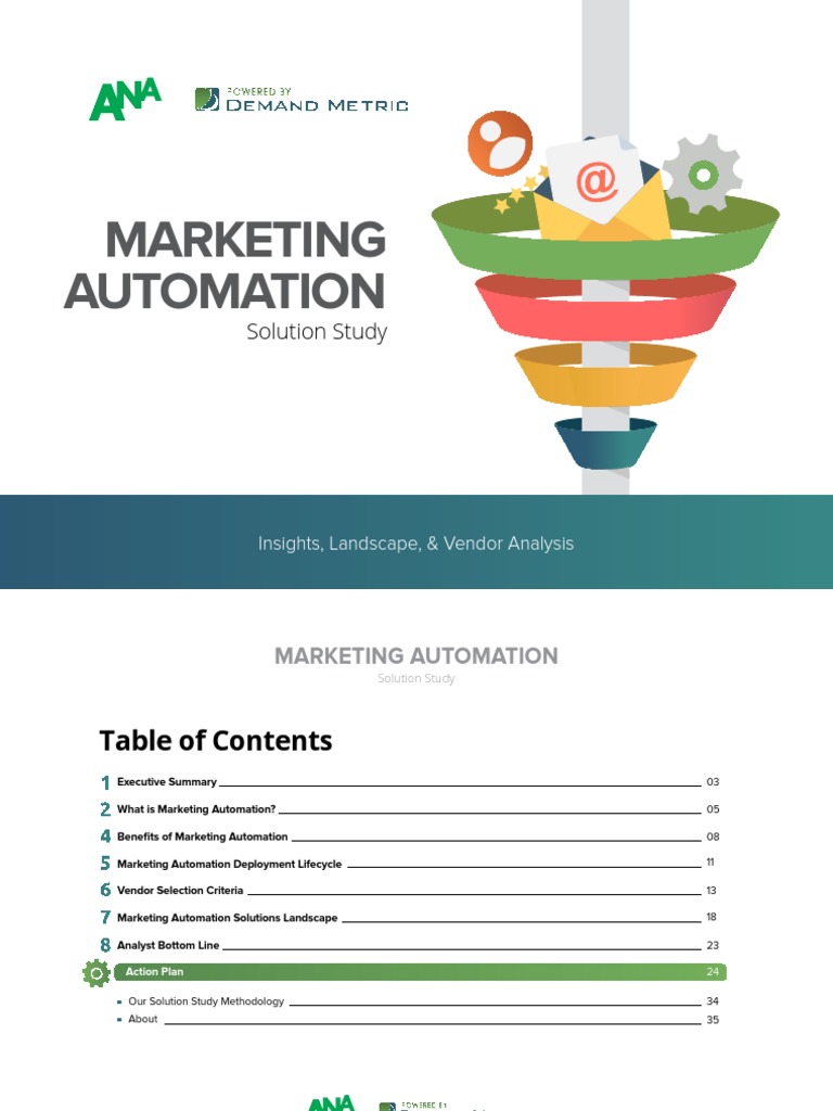ANA Marketing Automation Solution Study | PDF | Sales | Marketing