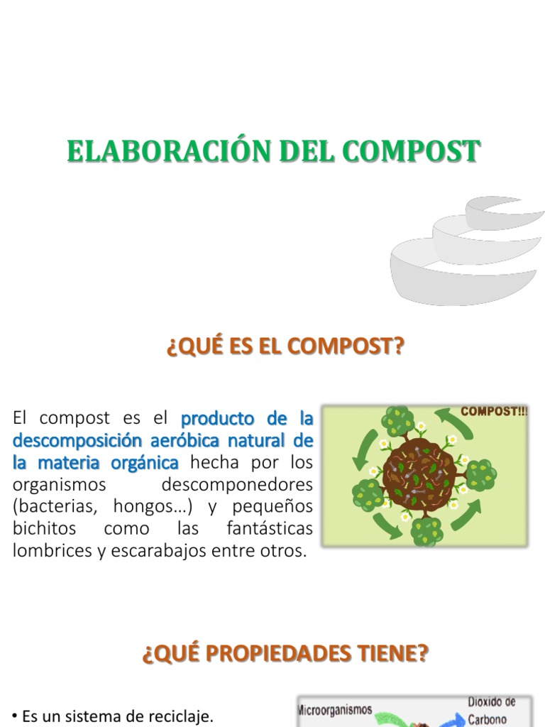Elaboracion de Compost | PDF | Compost | Suelo