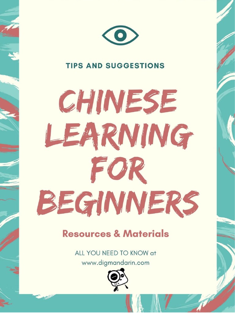 Learn Chinese For Beginners | PDF | Chinese Language | Standard Chinese