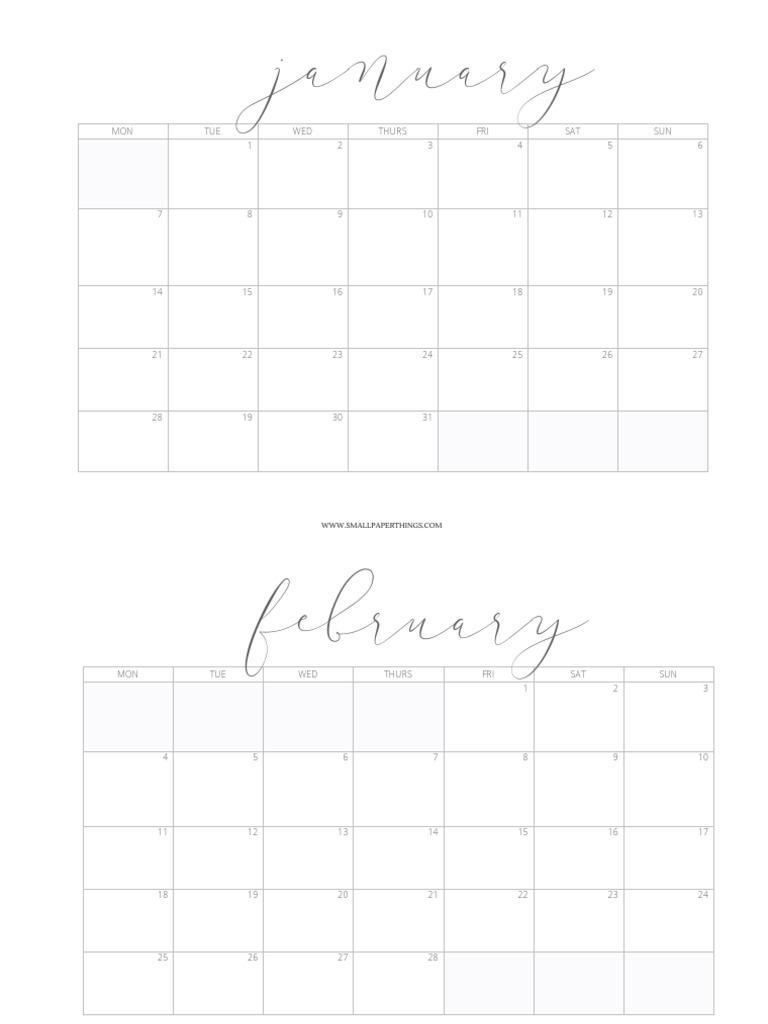 Free Printable Monthly Journal | PDF