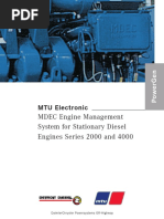 Error Code MTU ADEC ECU 7 | PDF | Power Supply | Coolant