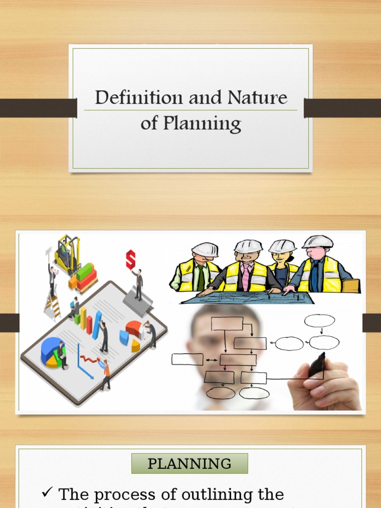 Definition and Nature of Planning | PDF | Goal | Scenario Planning