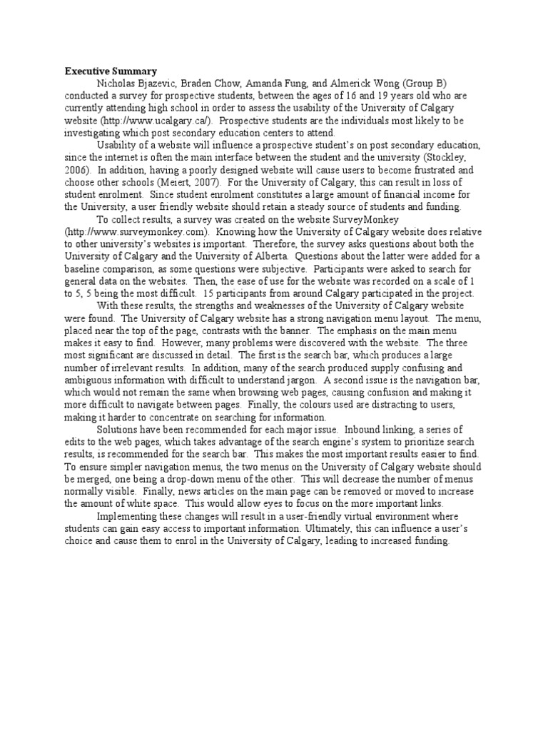 COMS 363 Final Report | PDF | Survey Methodology | Usability