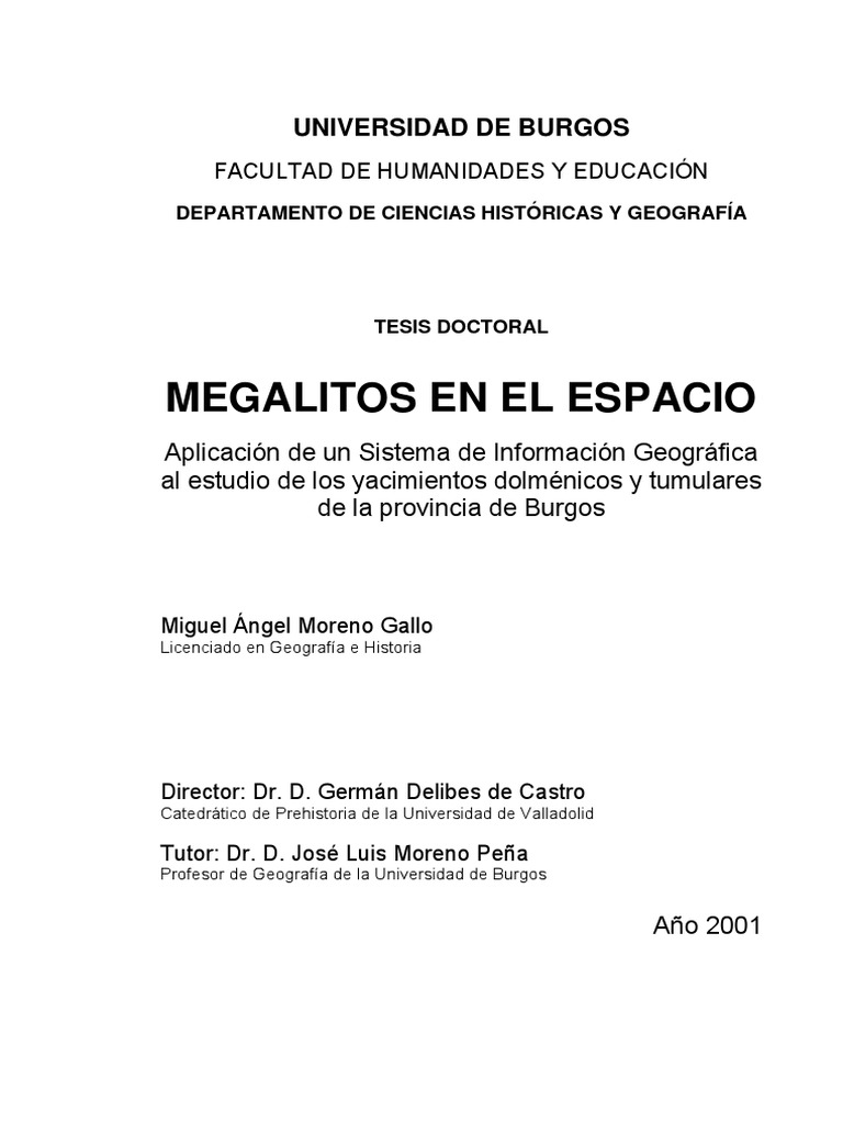 Moreno Gallo PDF | PDF | Sistema de información geográfica | Edad de Bronce