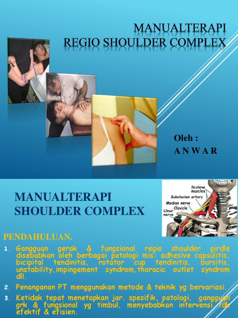 Terapi Manual untuk Regio Shoulder | PDF | Shoulder | Joints