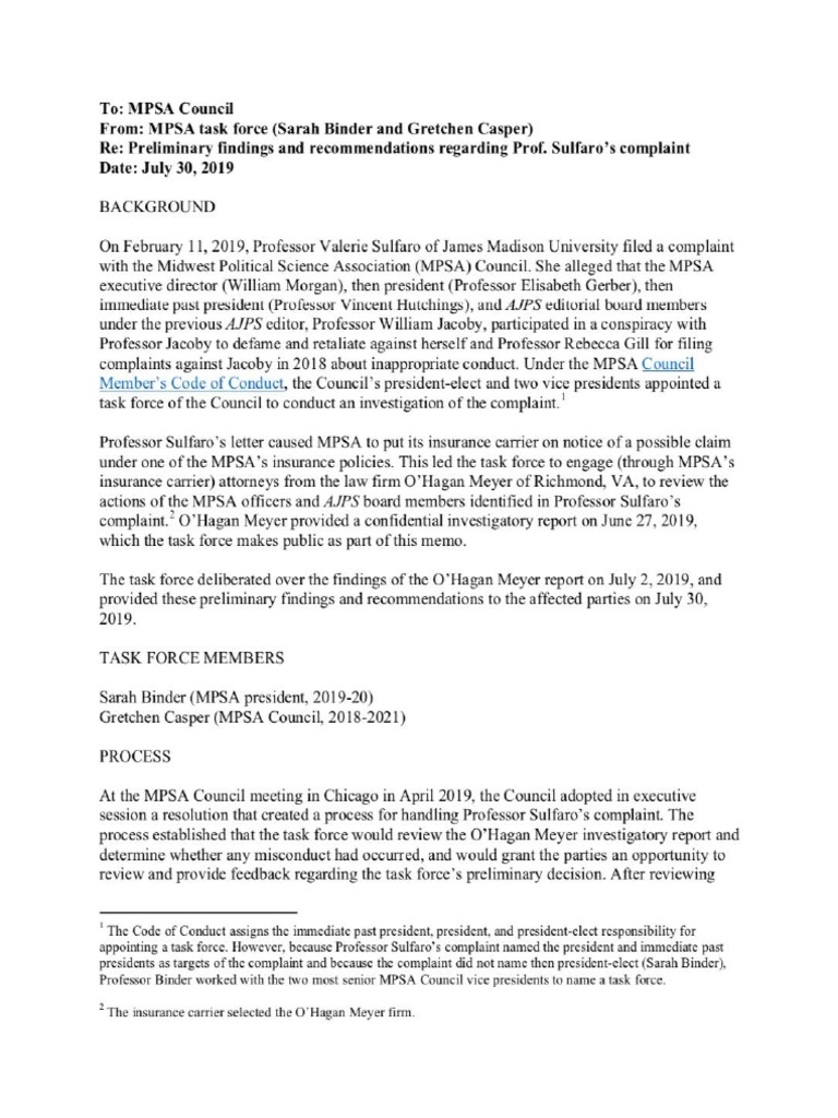 MPSA Task Force Report (July 30 2019) | PDF