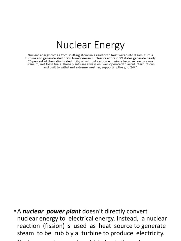 Nuclear Energy | PDF
