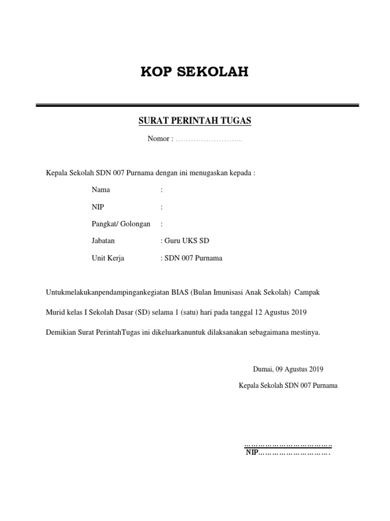 Contoh SPT Guru | PDF