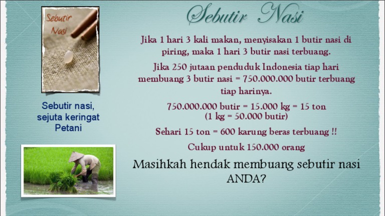 Sebutir Nasi | PDF