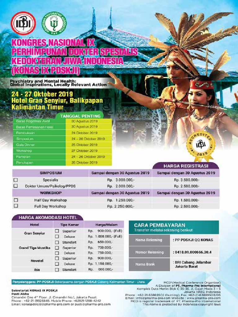 Three Day Program for a Psychiatry Symposium Focusing on Lectures ...