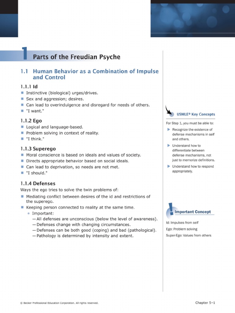 Parts: of Psyche | PDF | Defence Mechanisms | Id