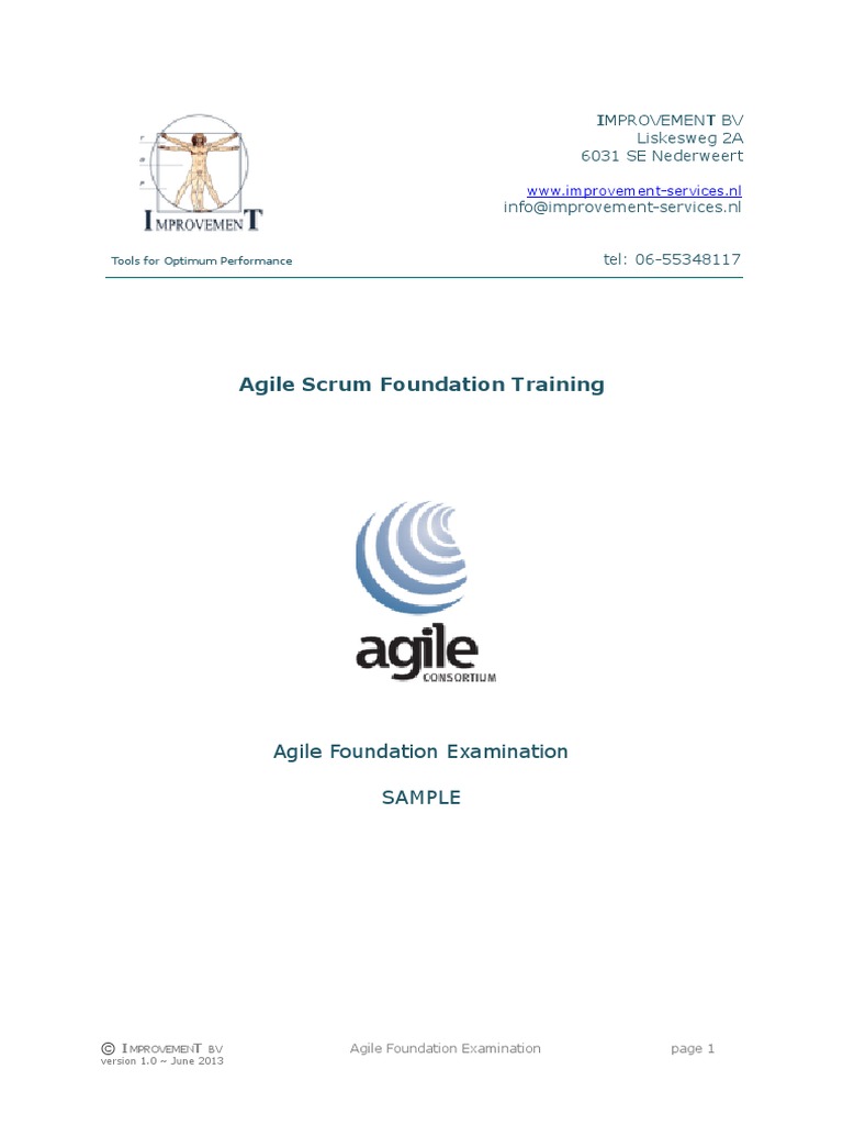 Agile Foundation | PDF | Agile Software Development | Scrum (Software Development)