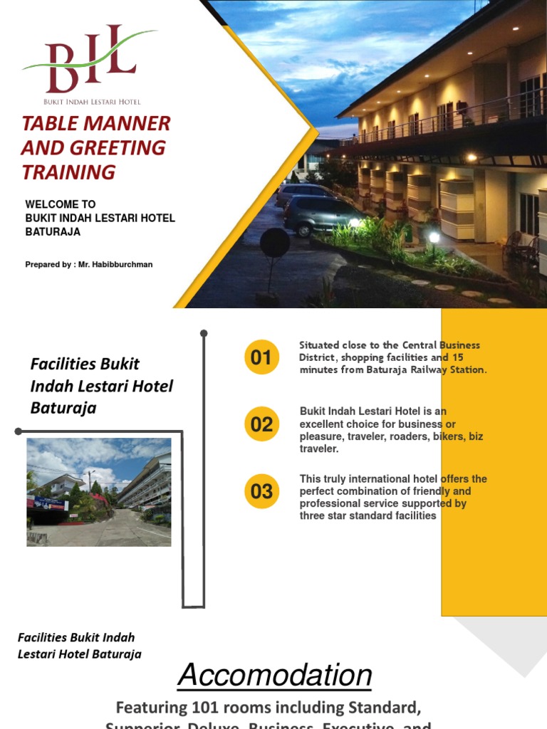 Materi Table Manner Fix | PDF | Hotel | Food And Drink