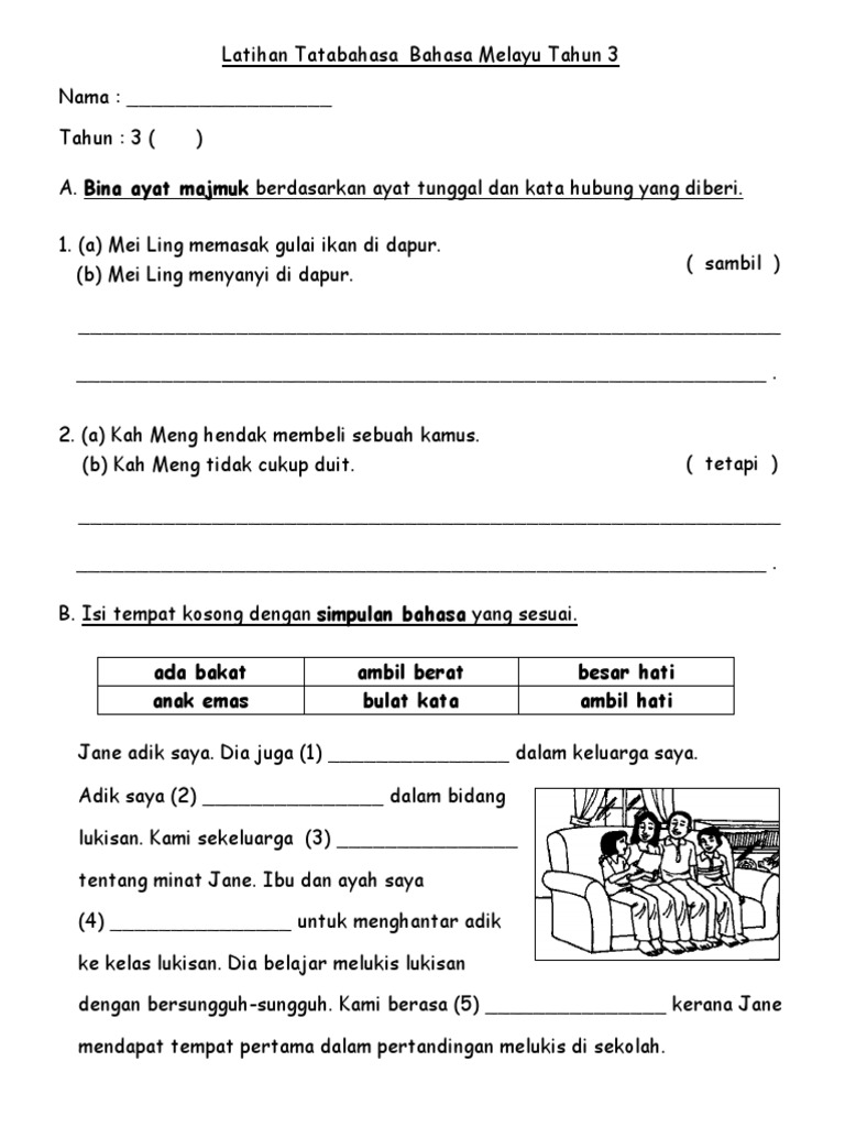 Latihan Tatabahasa Tahun 3 Pdf