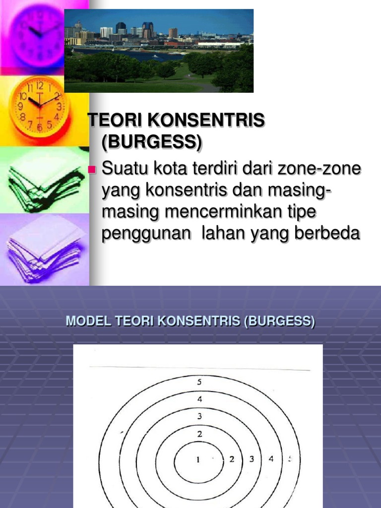 Teori Konsentris (Burgess) | PDF