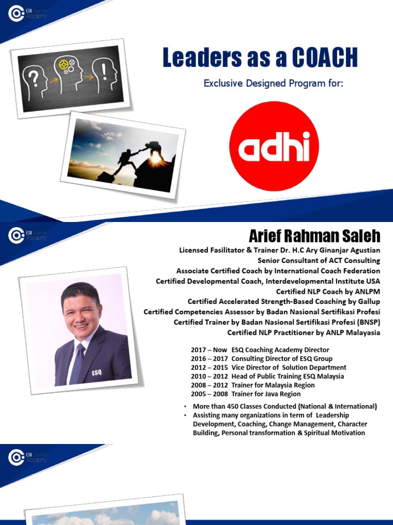 Leaders As A COACH PDF | PDF | Leadership | Learning