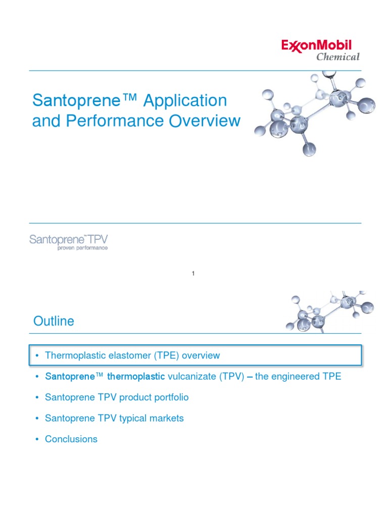 Santoprene Aplication and Performance | PDF | Polymer Chemistry ...