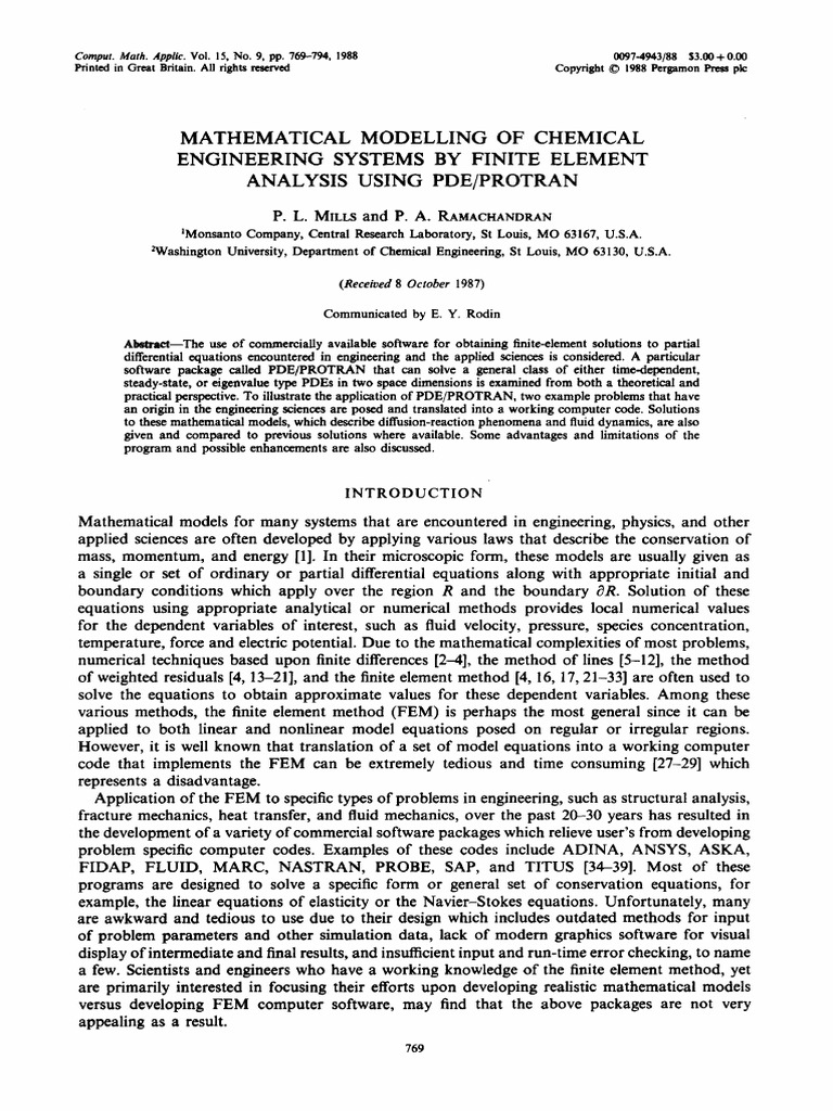 Comput. Math..4pplic. Vol. 15, No. 9, Pp. 769-794, 1988 | PDF | Partial ...