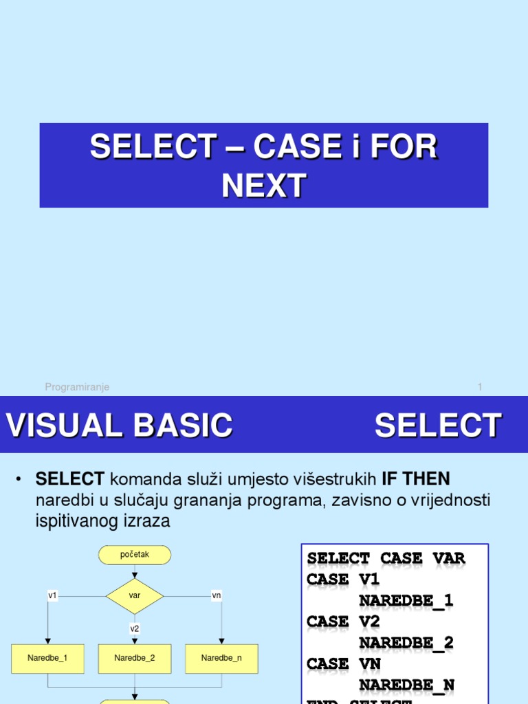 Ciklicni Algoritmi - Petlje | PDF