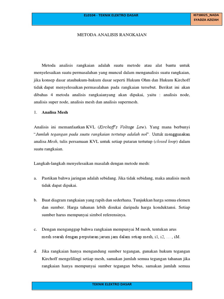 Analisis Mesh Dan Node | PDF