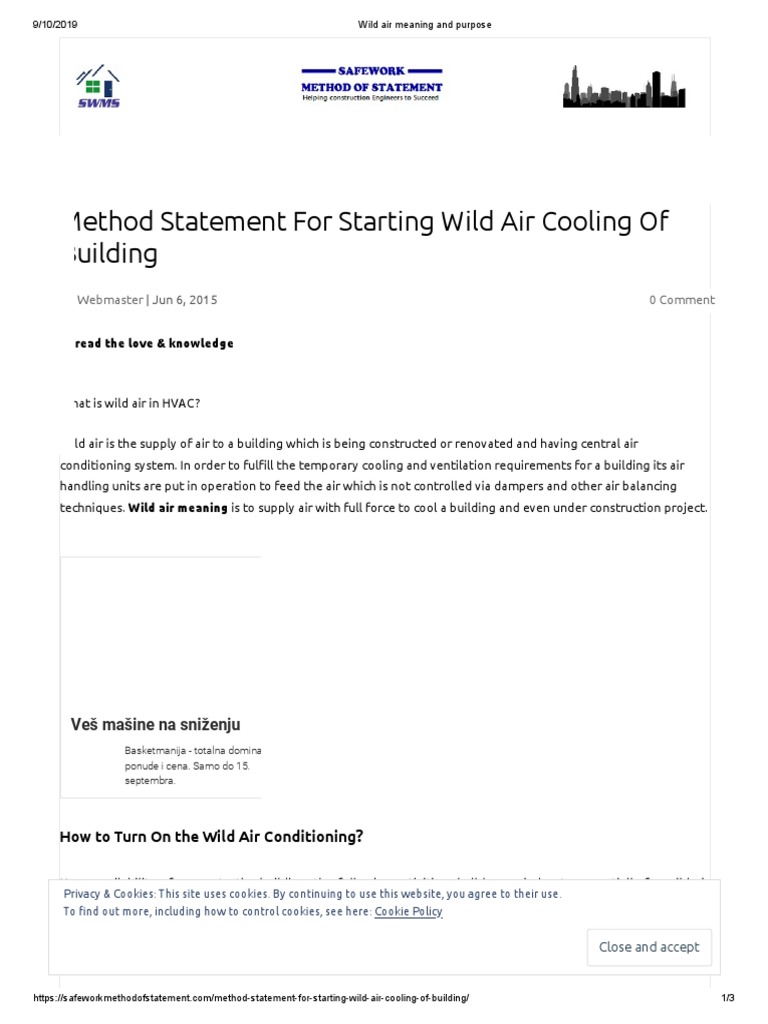 Wild Air Meaning and Purpose | PDF | Hvac | Http Cookie