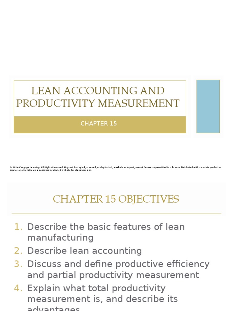 Lean Accounting | PDF | Lean Manufacturing | Inventory