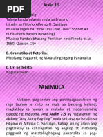 Mga Bahagi NG Suring Basa | PDF