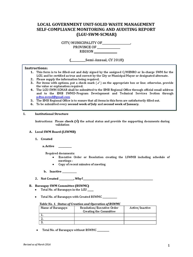 Lgu - Scmar | PDF | Recycling | Waste