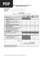 OSCE Eye Examination Checklist | PDF